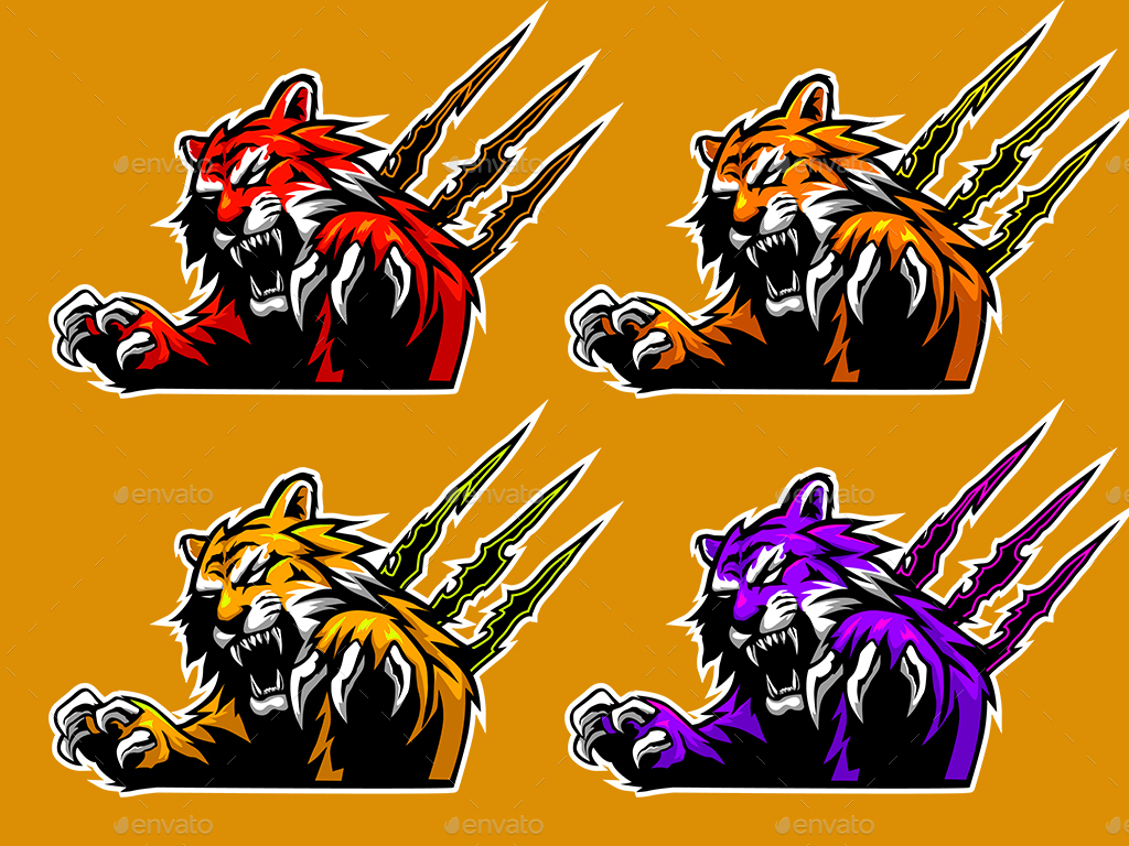 Tiger Fury, Vectors | GraphicRiver
