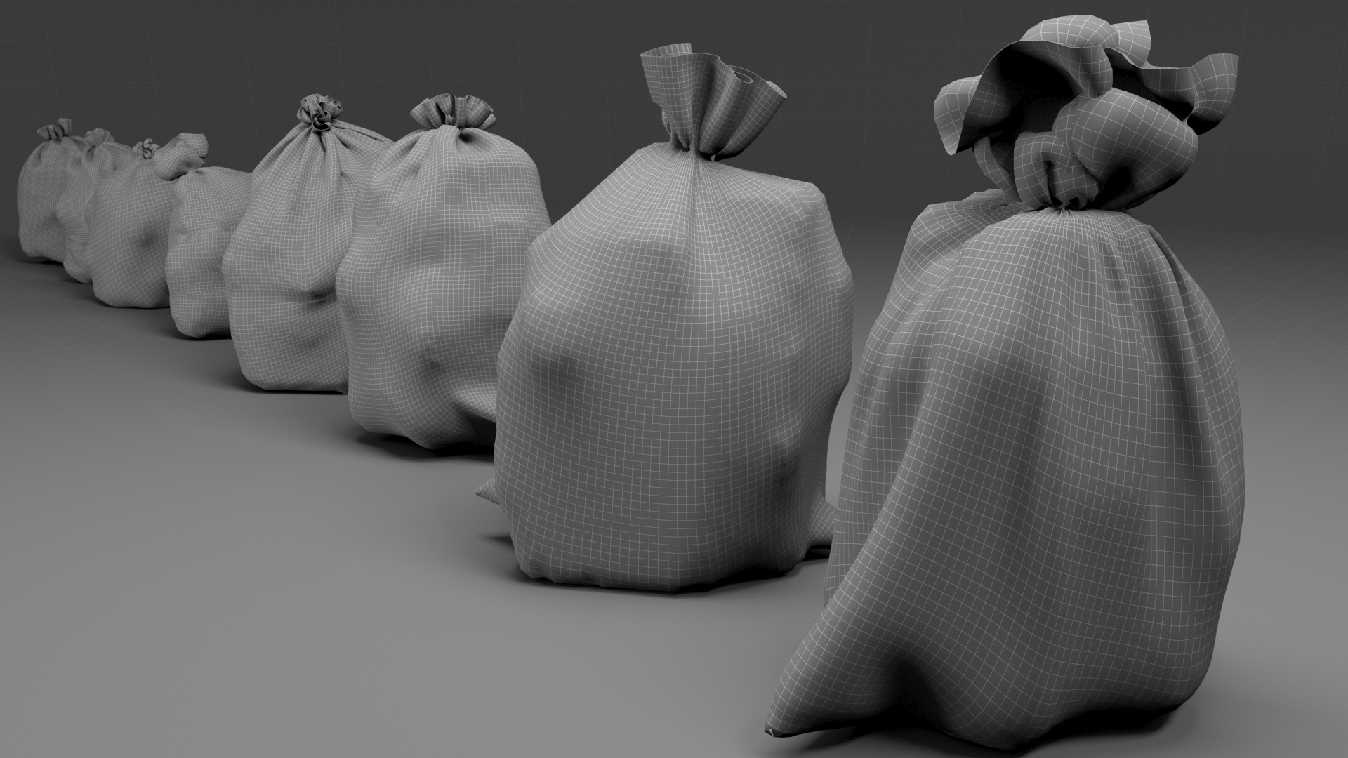 Collection Garbage bags v3 by Experienceplus | 3DOcean