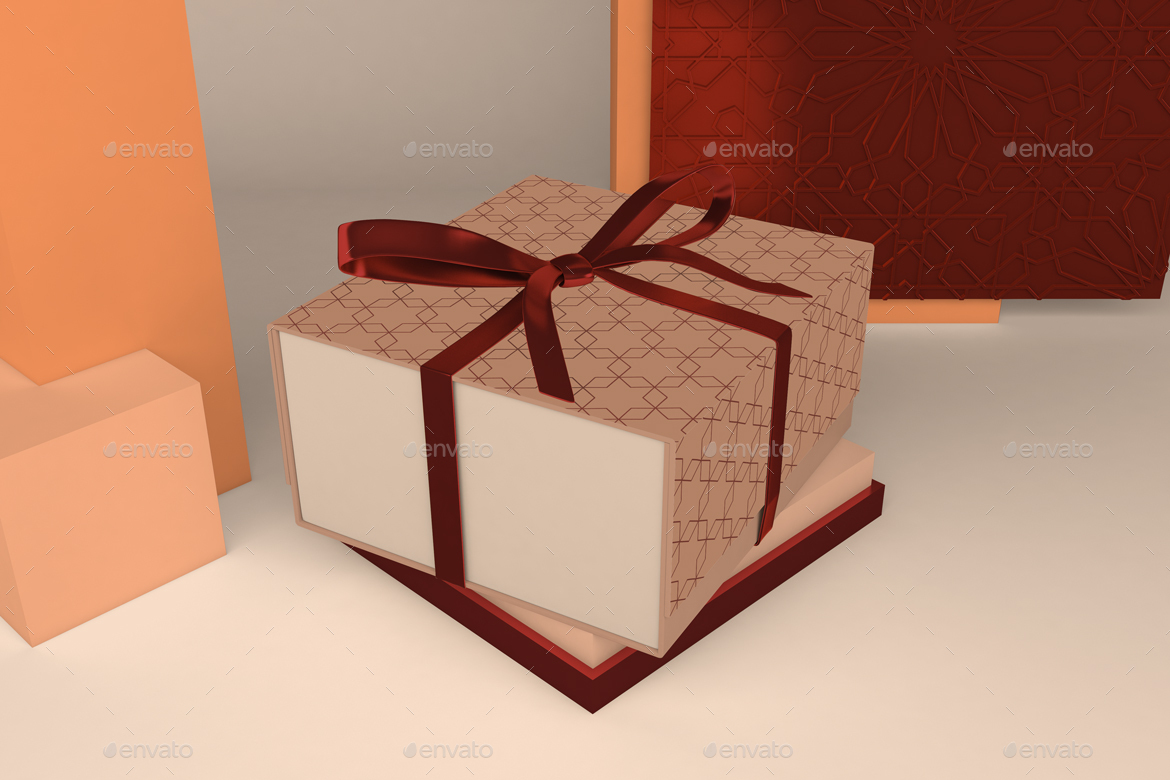 Arabic Gift Box Mockup, Graphics | GraphicRiver