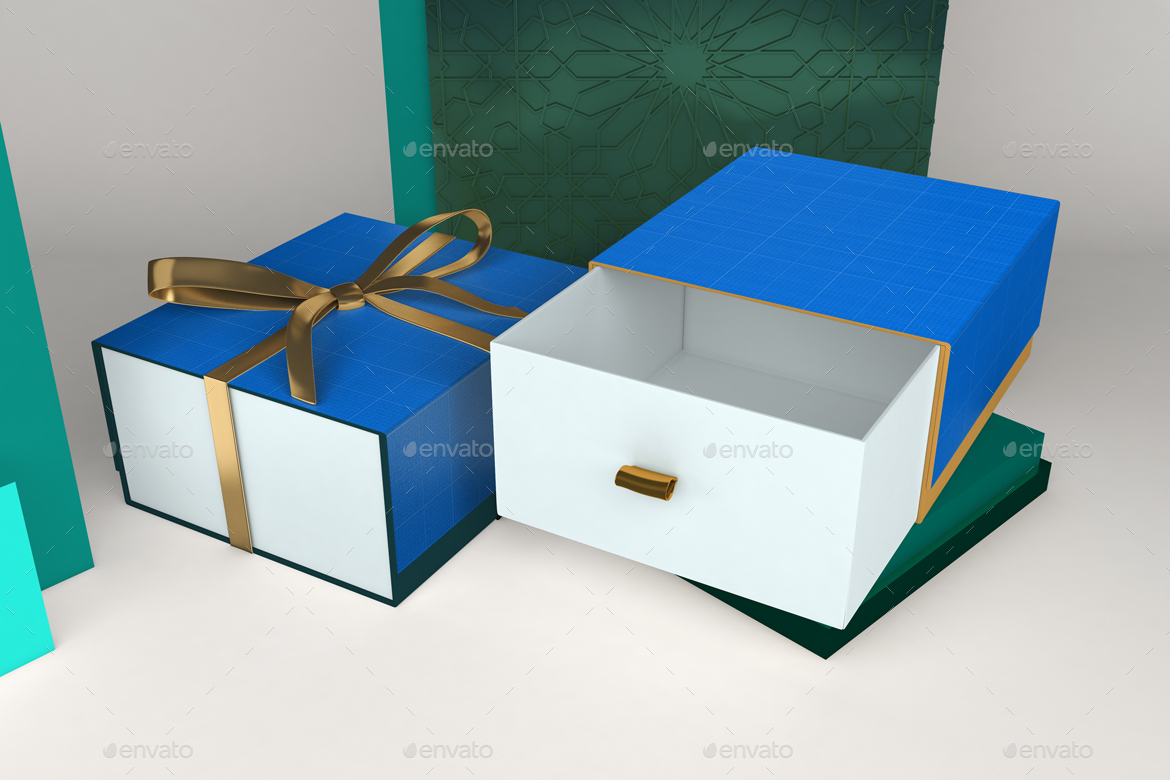 Arabic Gift Box Mockup, Graphics | GraphicRiver