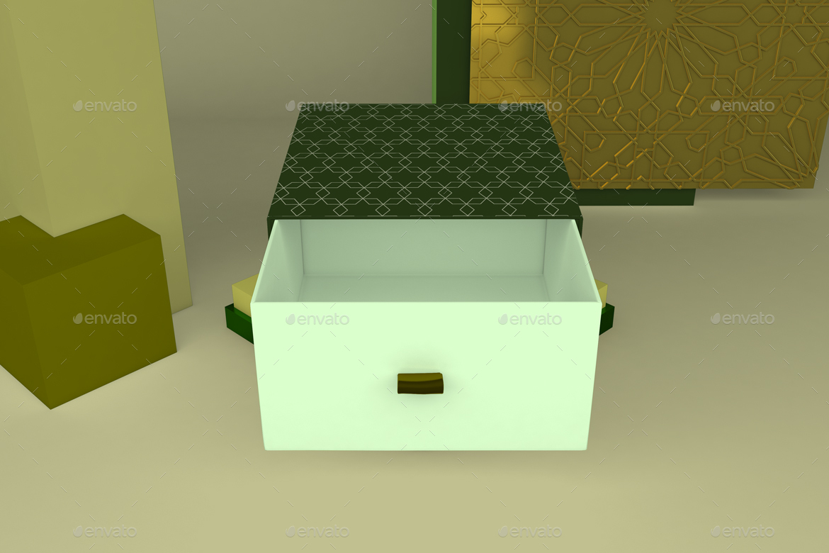 Arabic Gift Box Mockup, Graphics | GraphicRiver