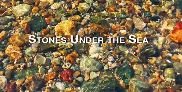 Stones Under The Sea 1, Stock Footage | VideoHive