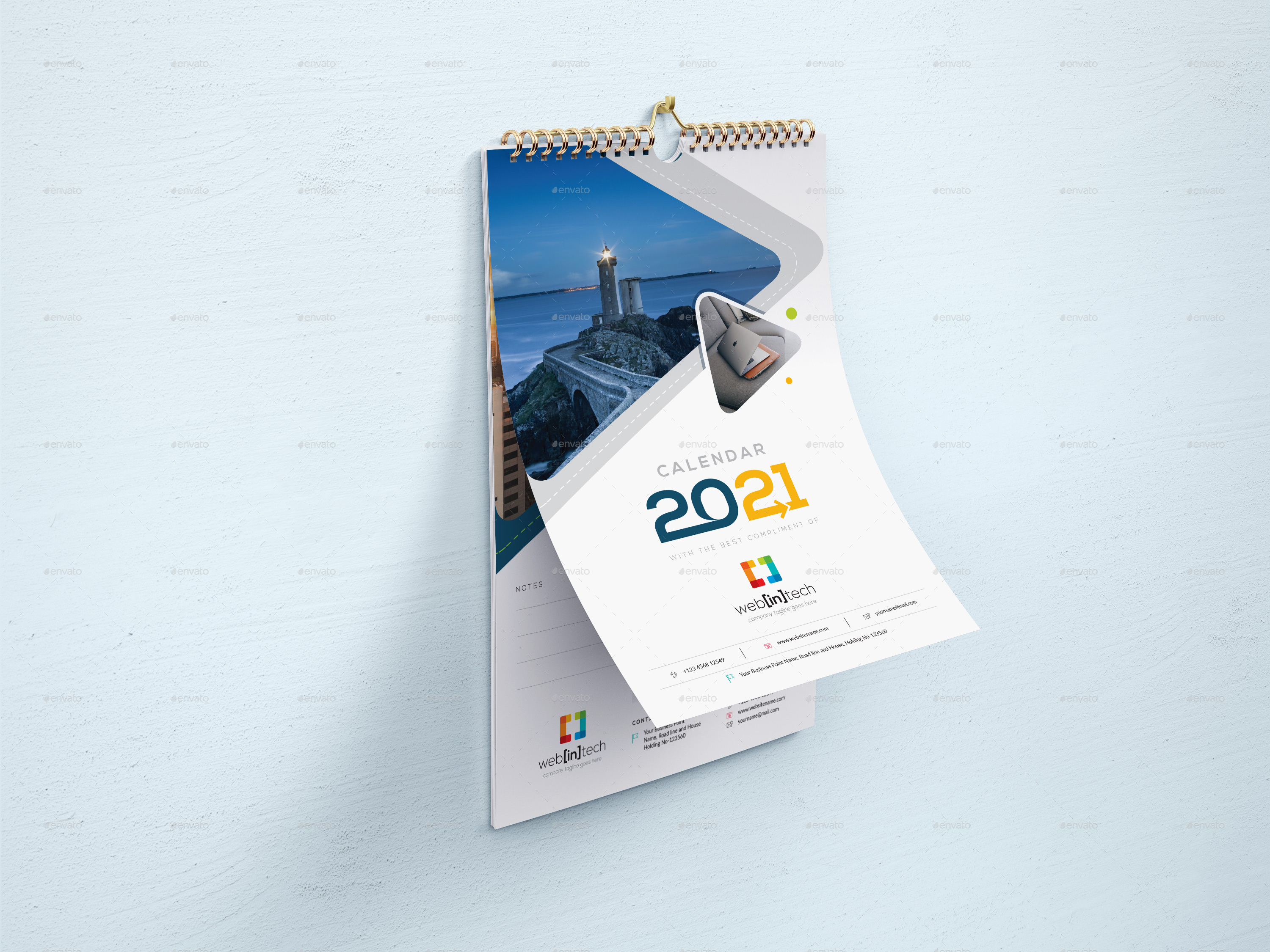 2021 Wall Calendar by generousart | GraphicRiver