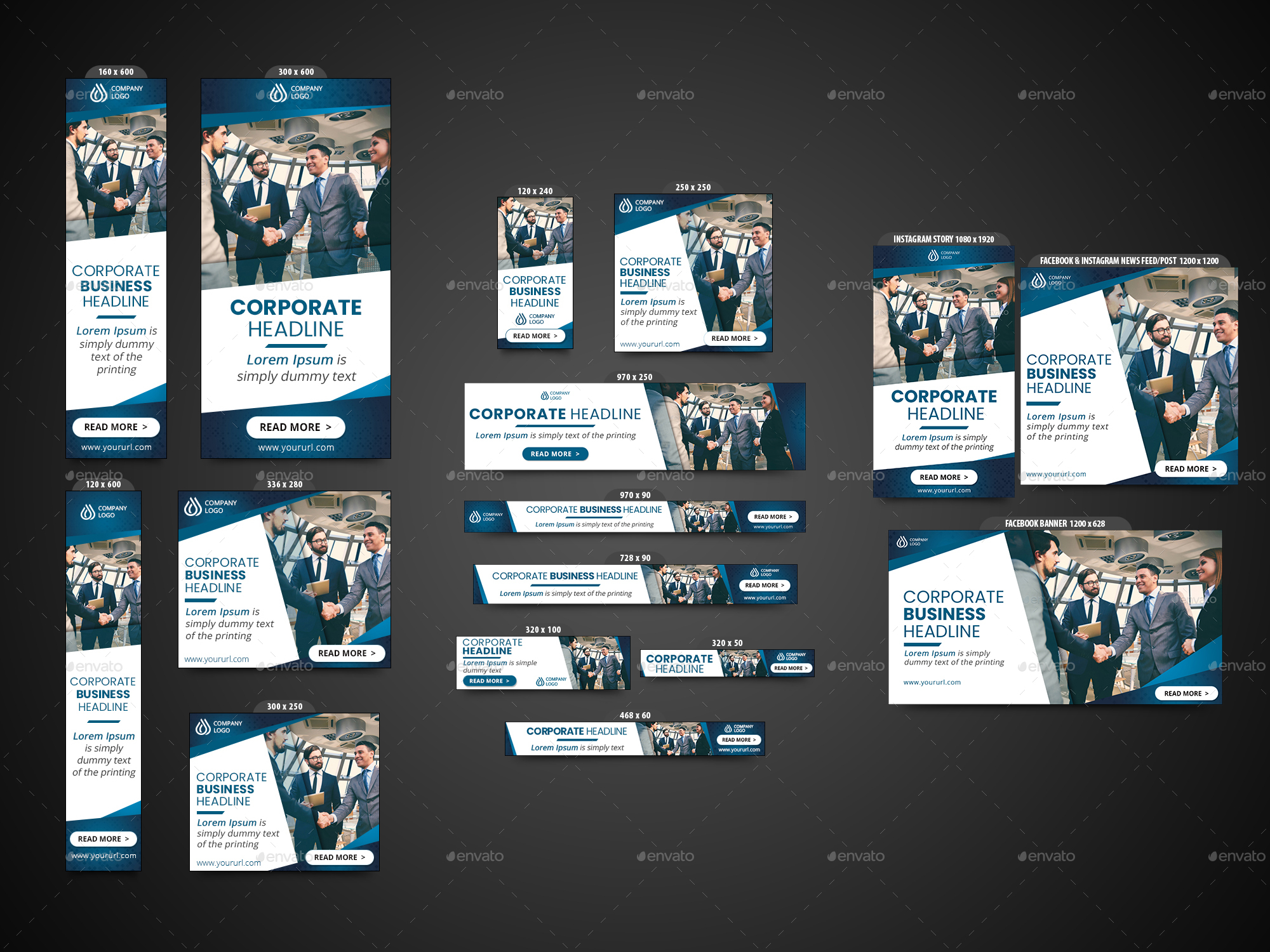 Corporate Banners Bundle, Web Elements | GraphicRiver