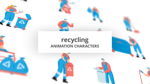 Recycling - Character Set, After Effects Project Files | VideoHive