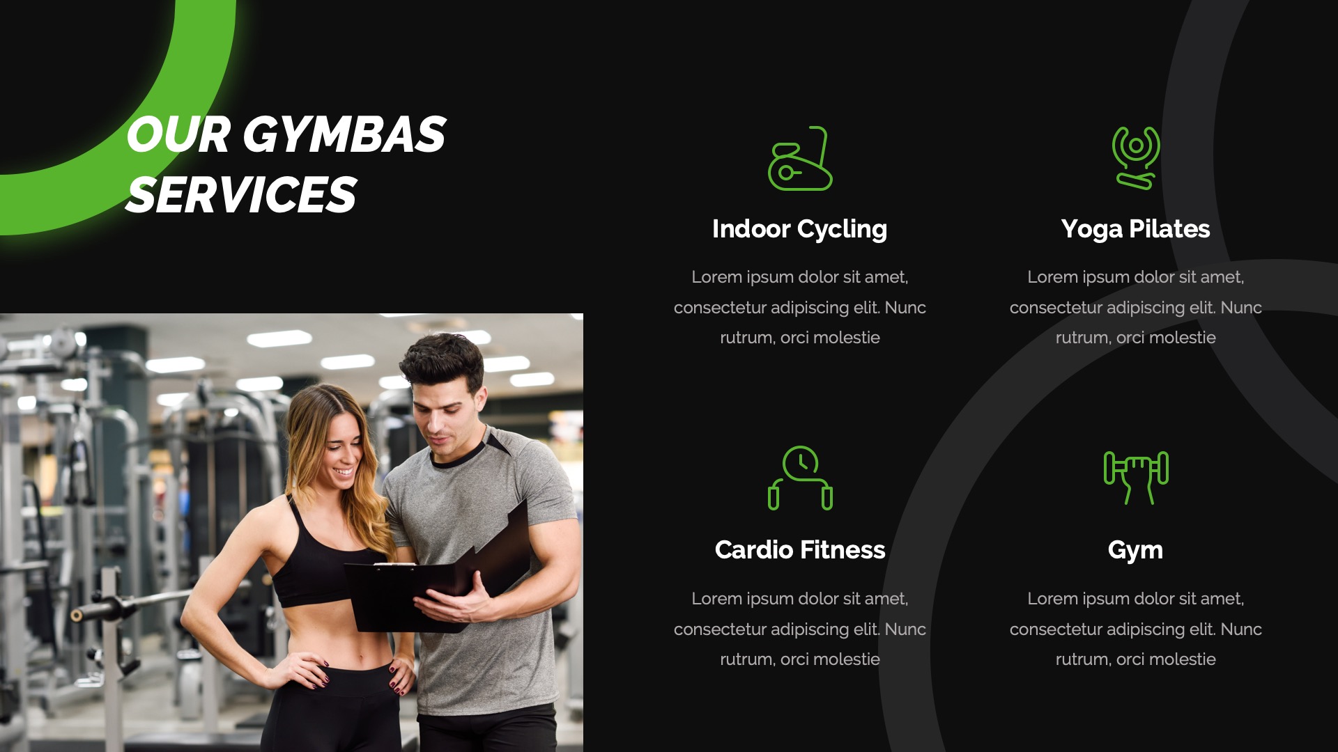 GYMBAS - GYM & Fitness Powerpoint Template, Presentation Templates