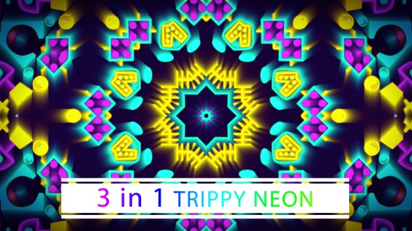 Trippy Neon, Motion Graphics | VideoHive