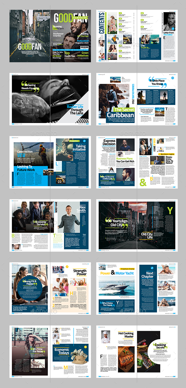 Magazine, Print Templates | GraphicRiver
