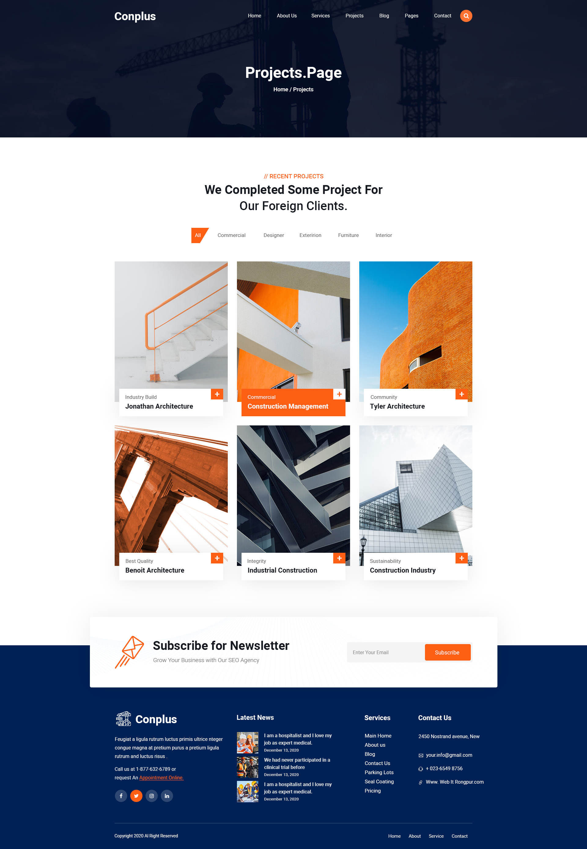 conplus - Construction PSD Template by kathbirali | ThemeForest