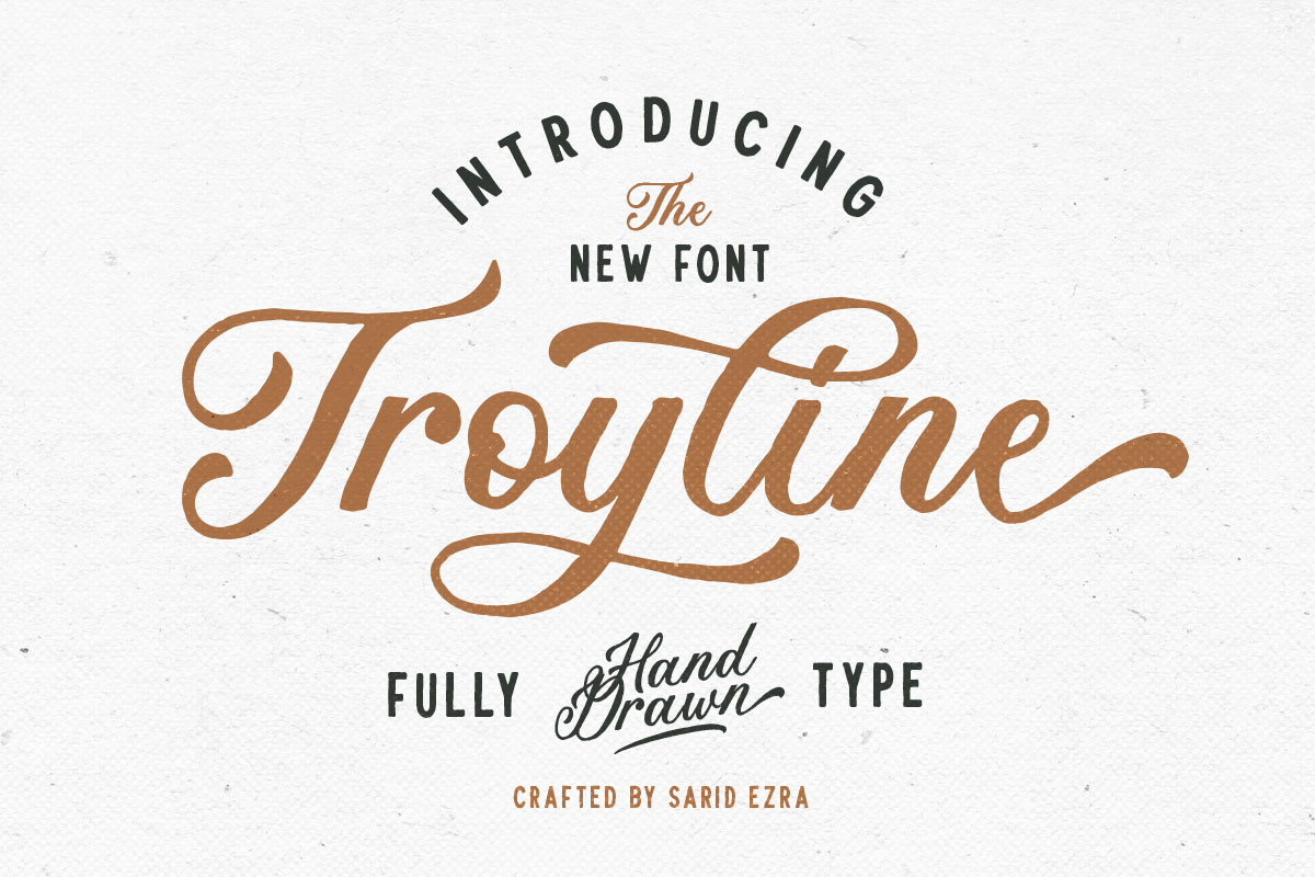 Troyline - Font Duo, Fonts | GraphicRiver