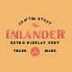 Inlander - Retro Display Font, Fonts | GraphicRiver