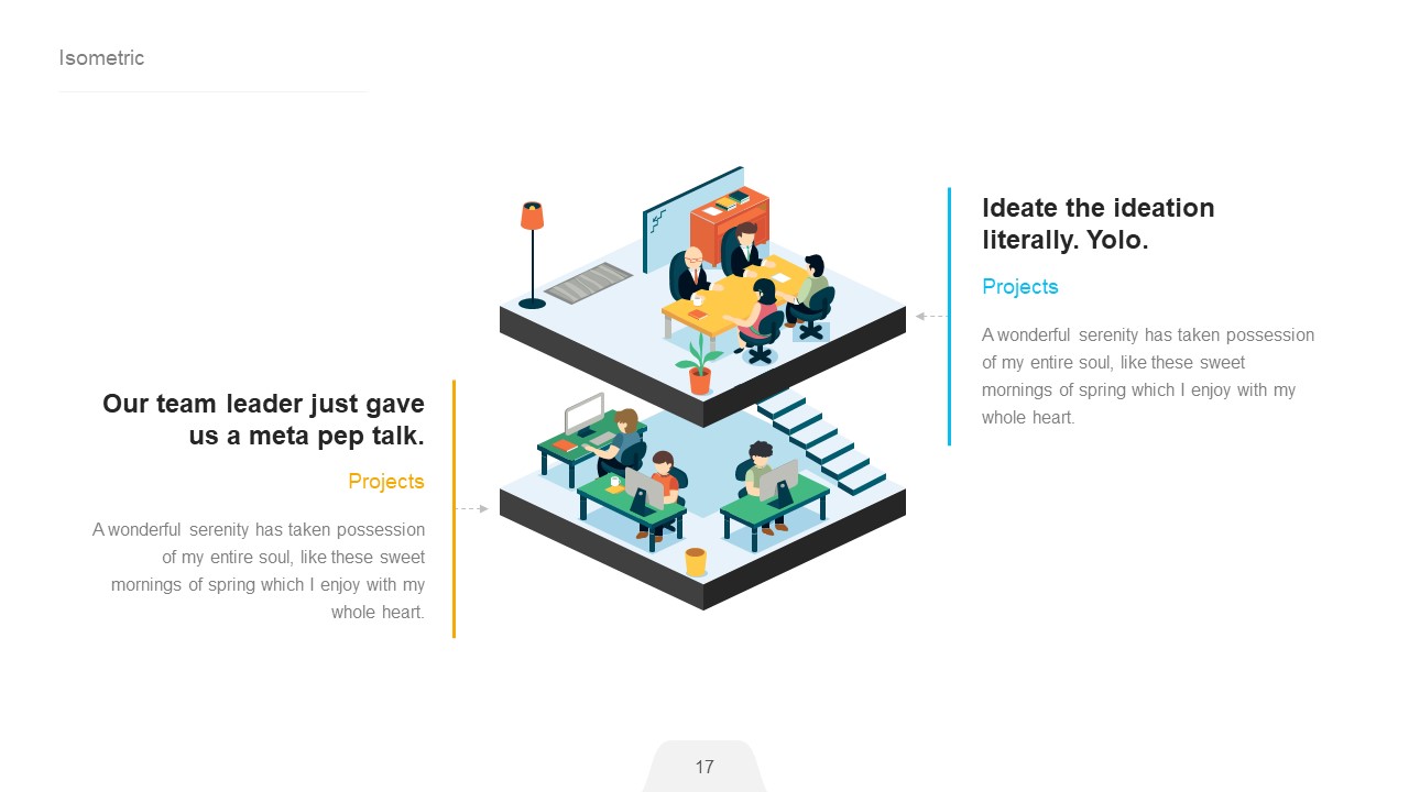 Isometric Infographic Powerpoint Presentation Template, Presentation ...