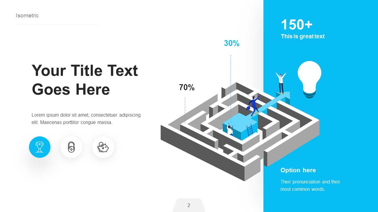 Isometric Infographic Powerpoint Presentation Template, Presentation ...