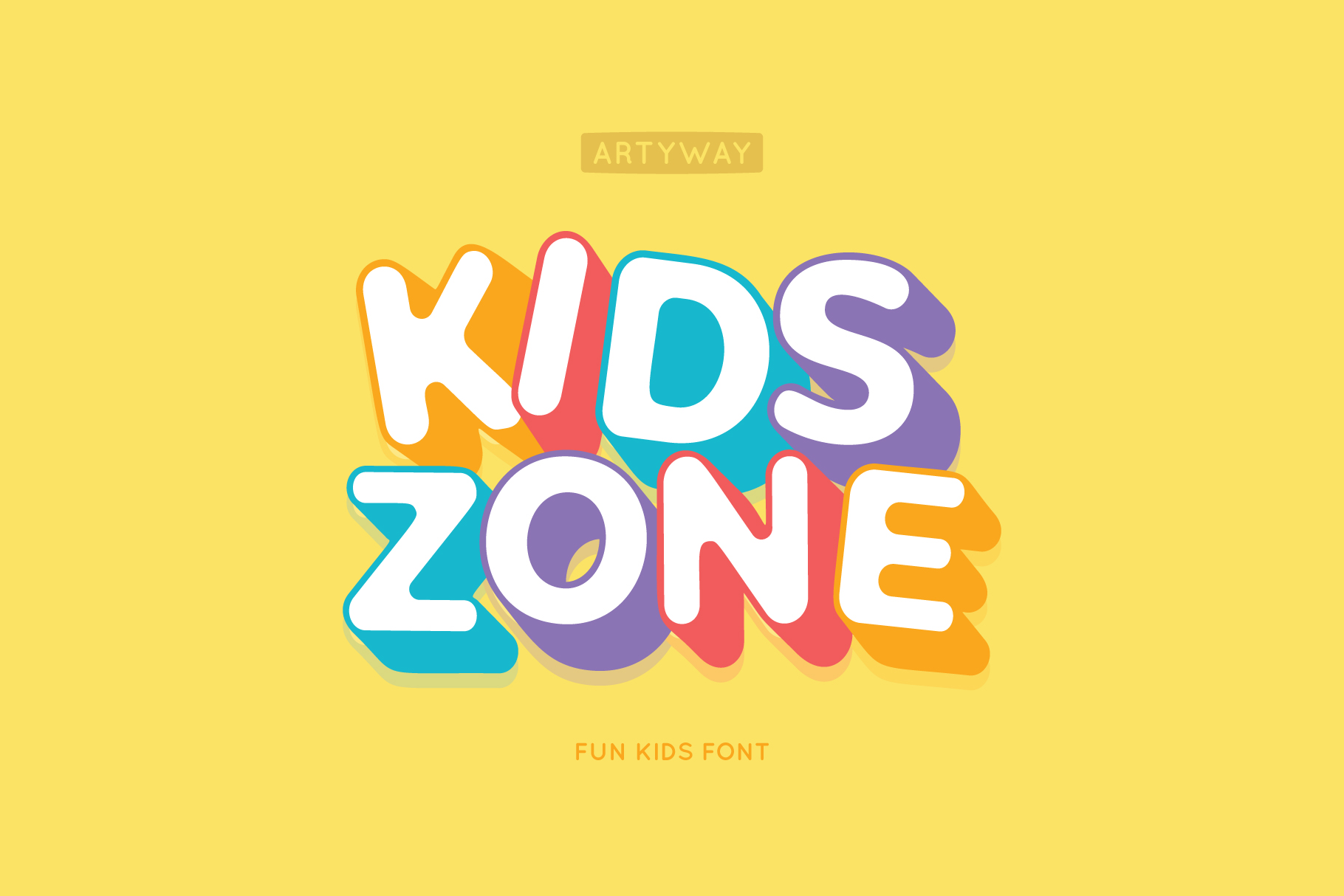 Kids Headline Font, Fonts | GraphicRiver