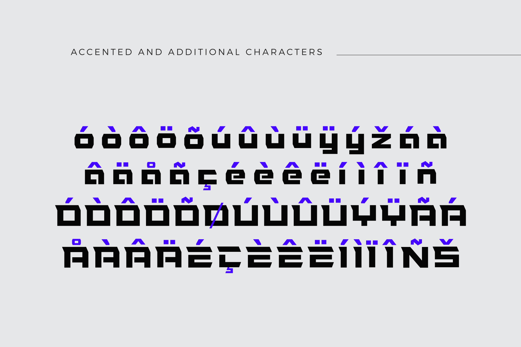 Bold Geometric Font "Delivery", Fonts | GraphicRiver