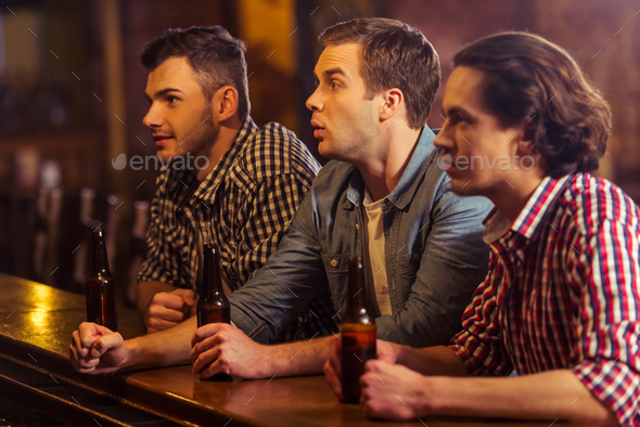 Men in pub Stock Photo by GeorgeRudy | PhotoDune