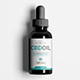 CBD Oil Label, Print Templates | GraphicRiver