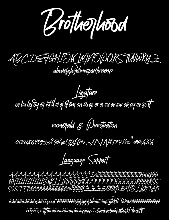 Brotherhood, Fonts | GraphicRiver