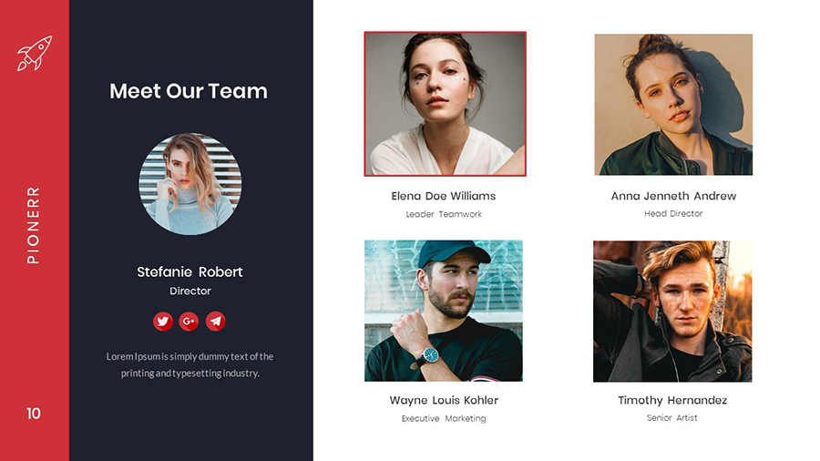 Pionerr - Multipurpose Powerpoint Template, Presentation Templates