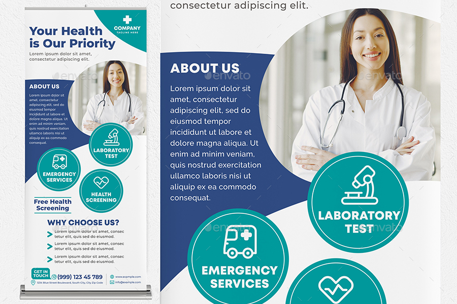 Medical & Health Care Print Templates, Print Templates | GraphicRiver
