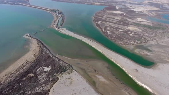 Stake Net Fishing in the Evacuation Channel, Stock Footage | VideoHive