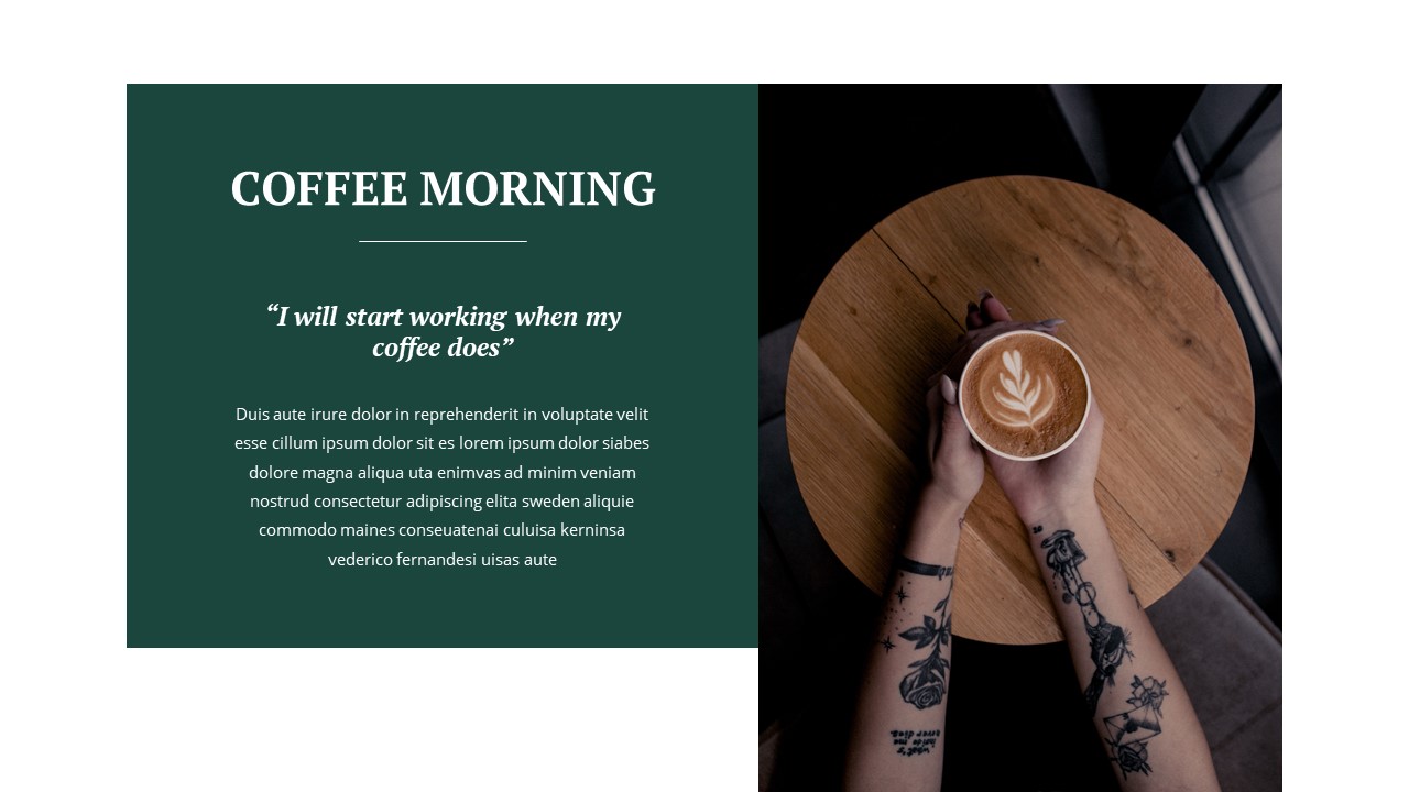 Aroma - Coffee Shop & Cafe Powerpoint Presentation Template ...
