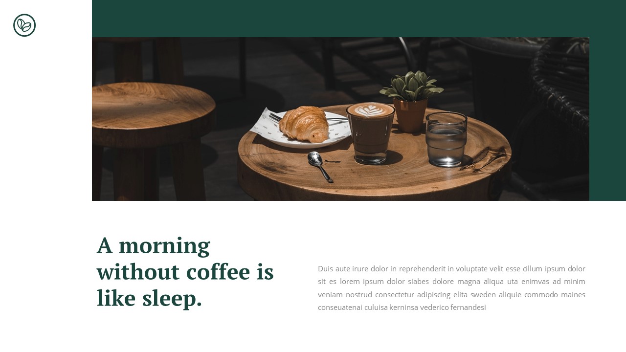 Aroma - Coffee Shop & Cafe Google Slide Presentation Template ...