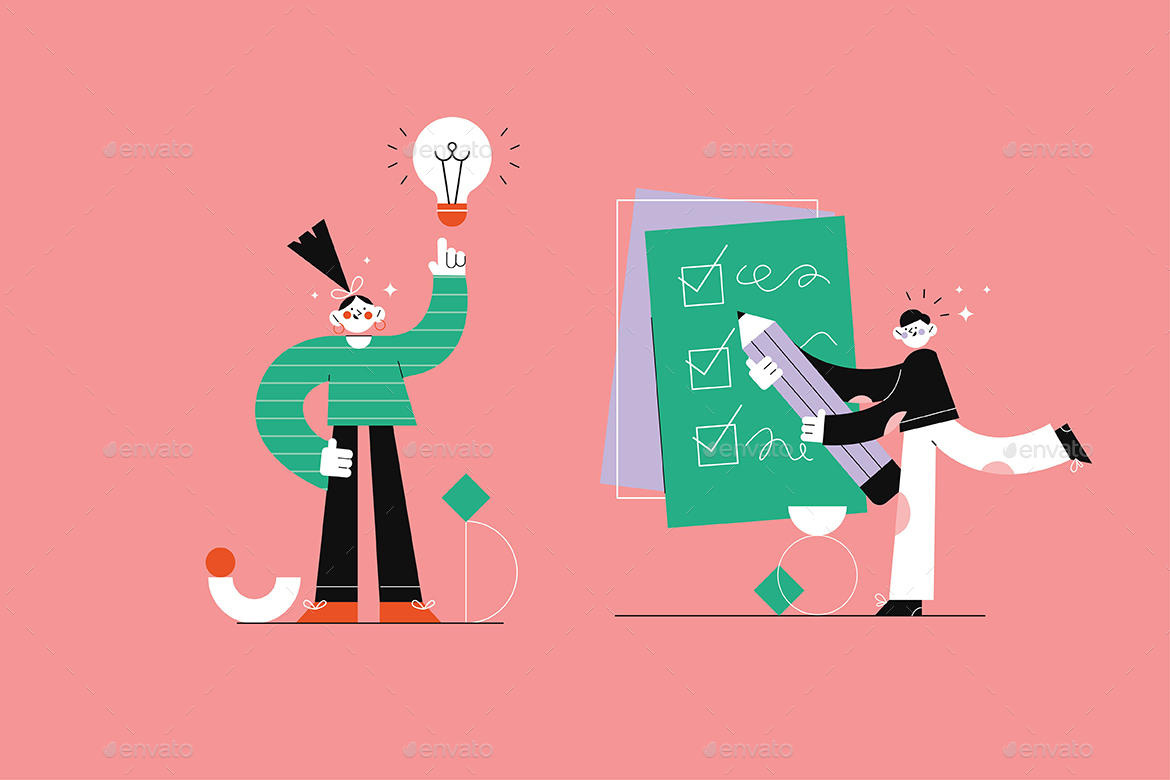 Class Activity Graphic Illustration, Vectors | GraphicRiver
