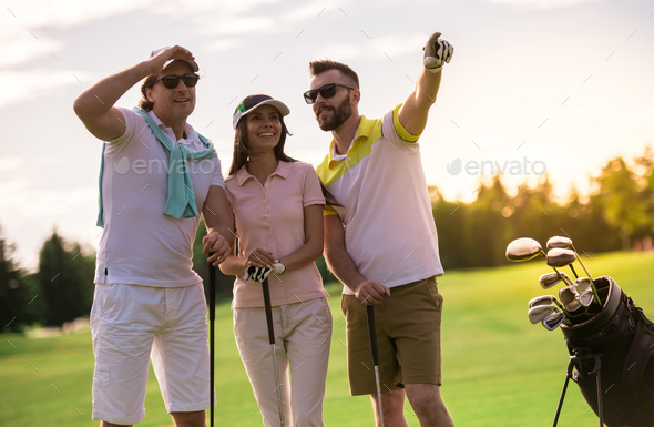 People playing golf Stock Photo by GeorgeRudy | PhotoDune
