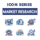 67 Market Research Icons - Shades Series by Krafted | GraphicRiver