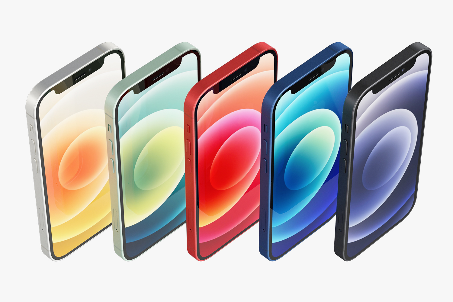 Apple iPhone 12 mini all colors by madMIX_X | 3DOcean