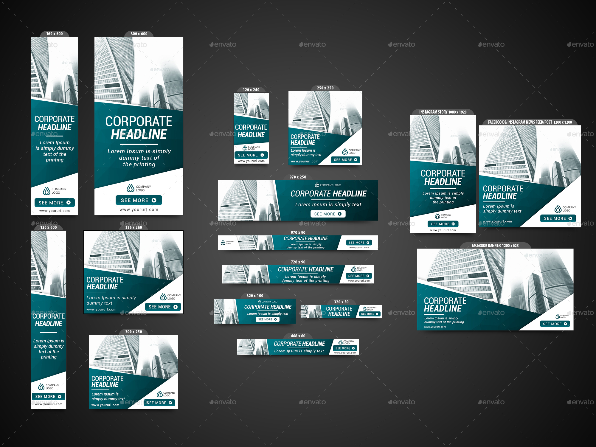 Corporate Banners Bundle #2, Web Elements | GraphicRiver
