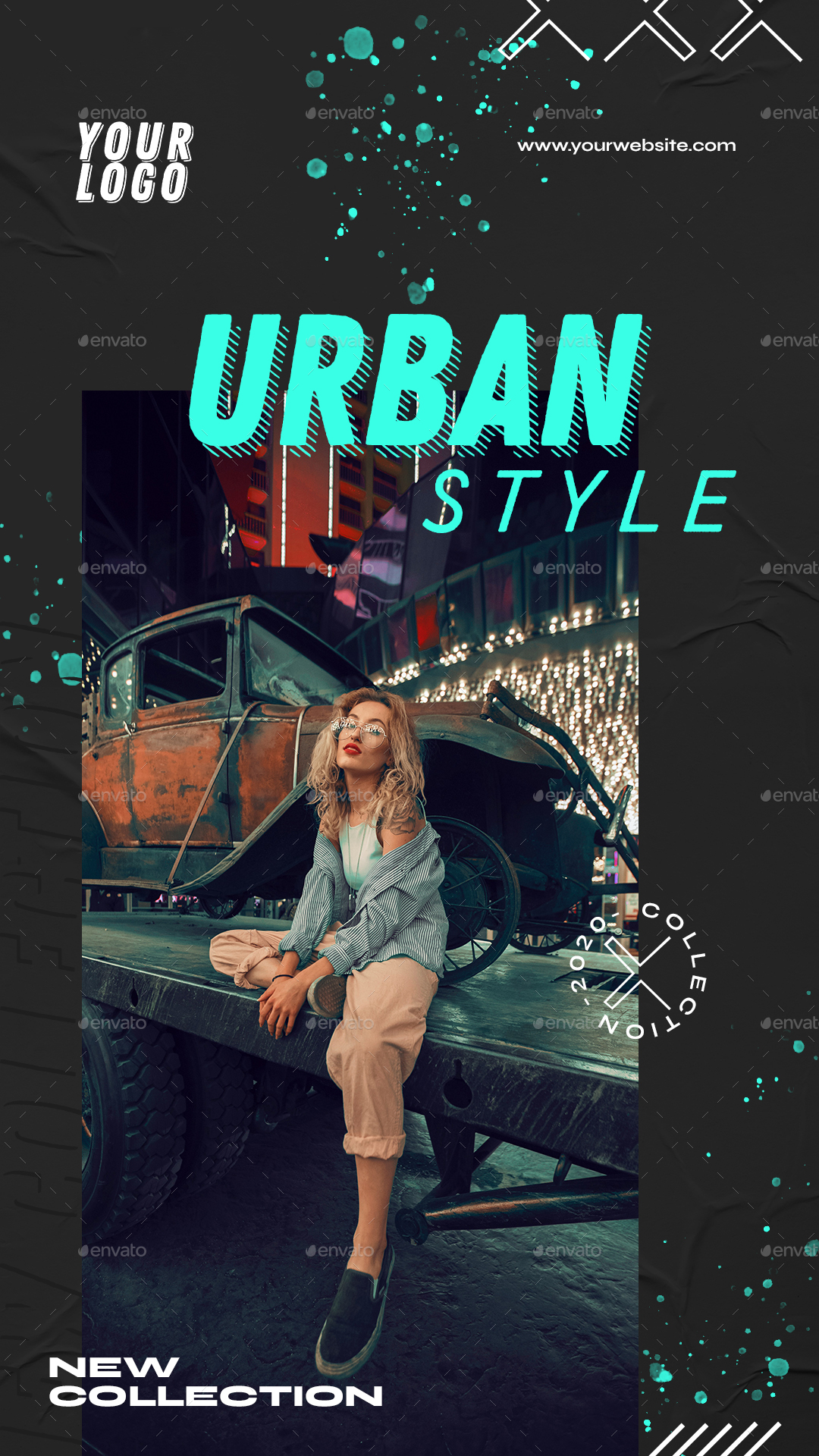 Fashion - Urban Banner - Social Media Post and Stories, Web Elements