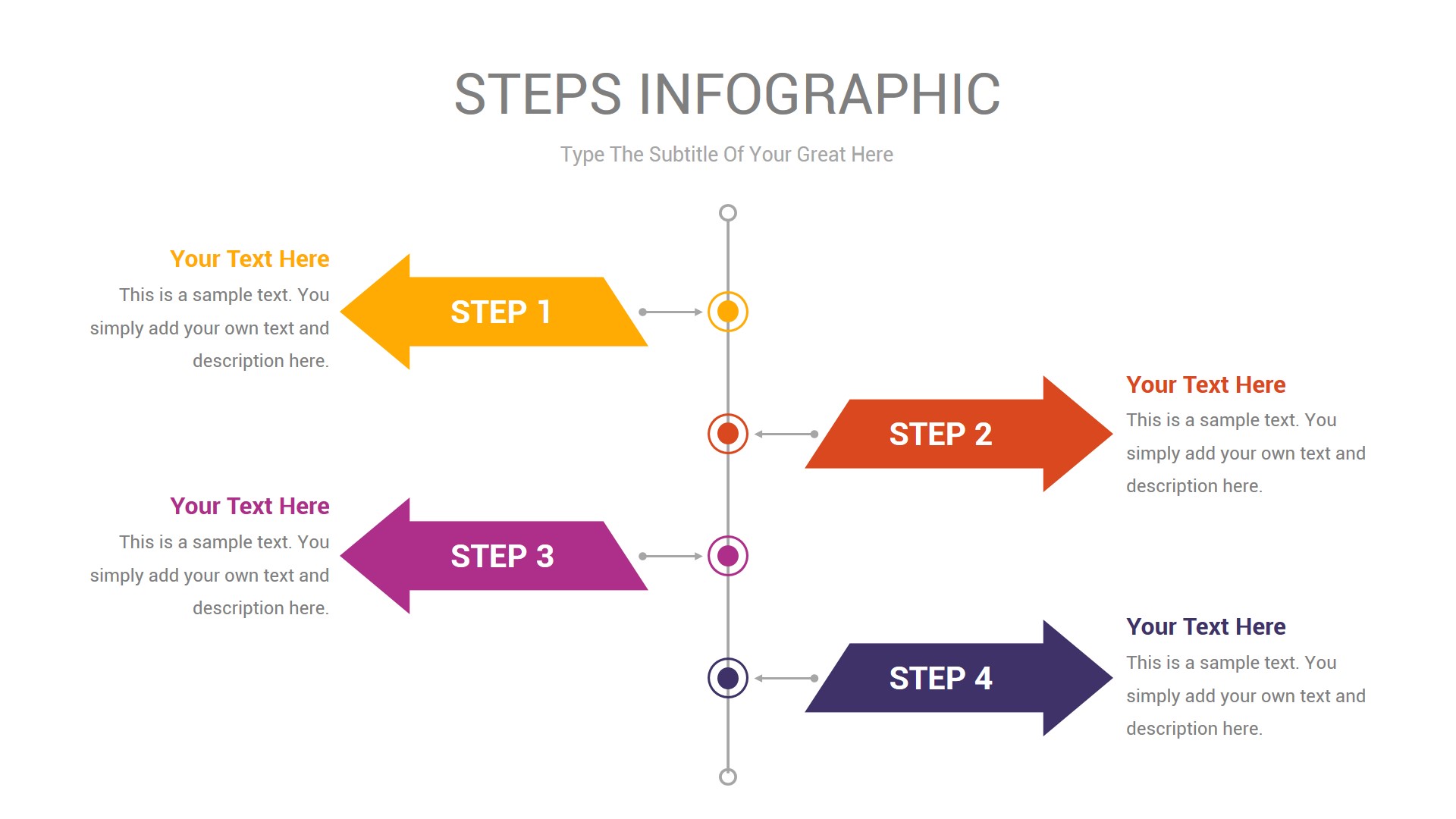 Steps Infographic PowerPoint Template, Presentation Templates ...