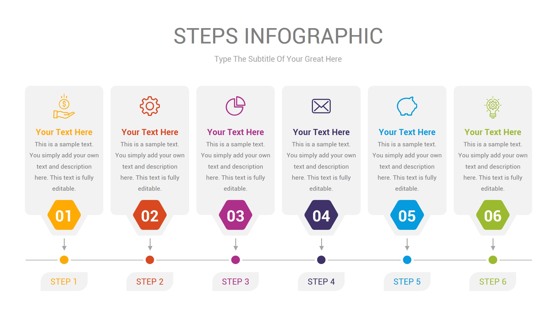 Steps Infographic PowerPoint Template, Presentation Templates ...