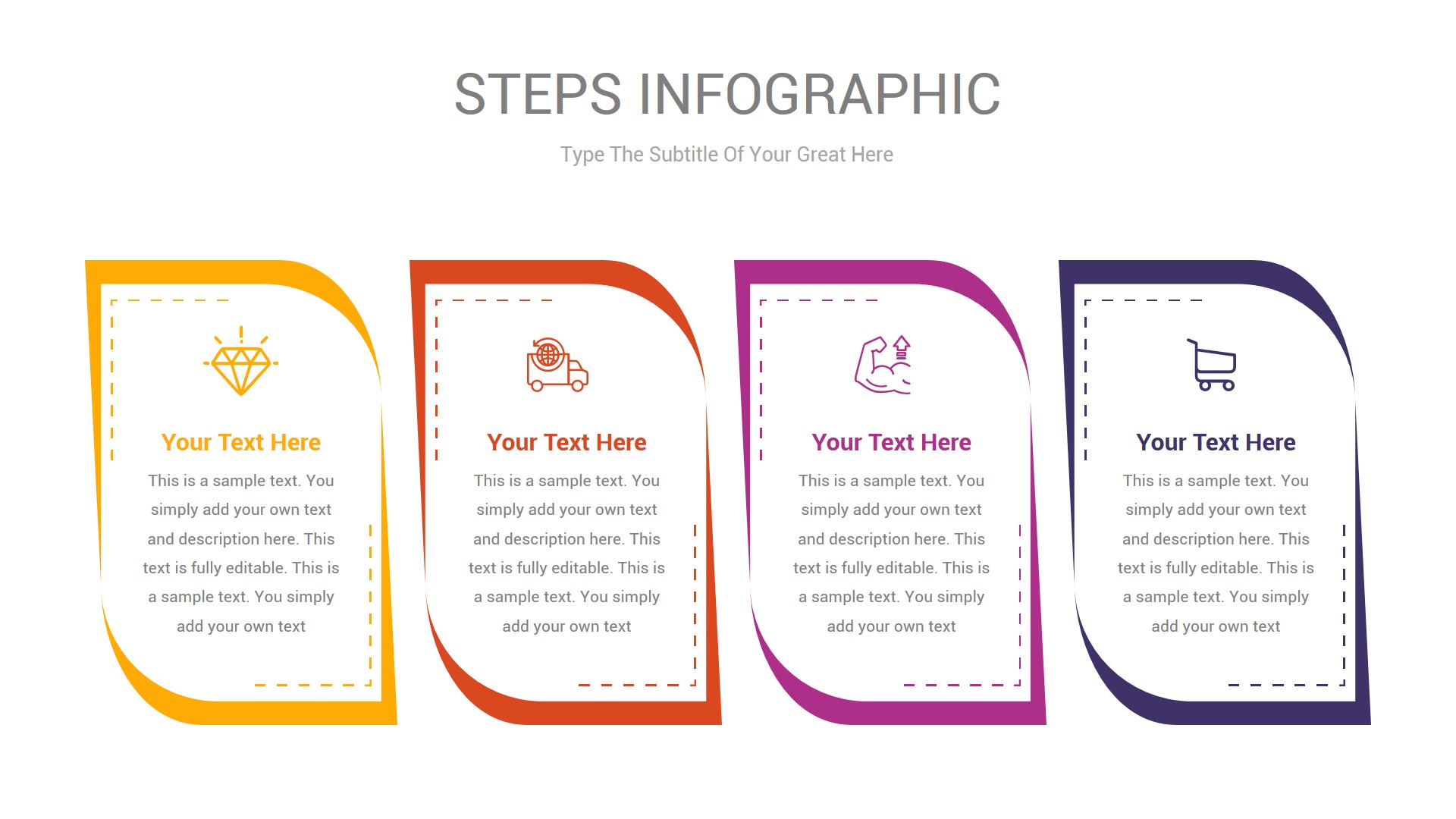 Steps Infographic PowerPoint Template, Presentation Templates ...