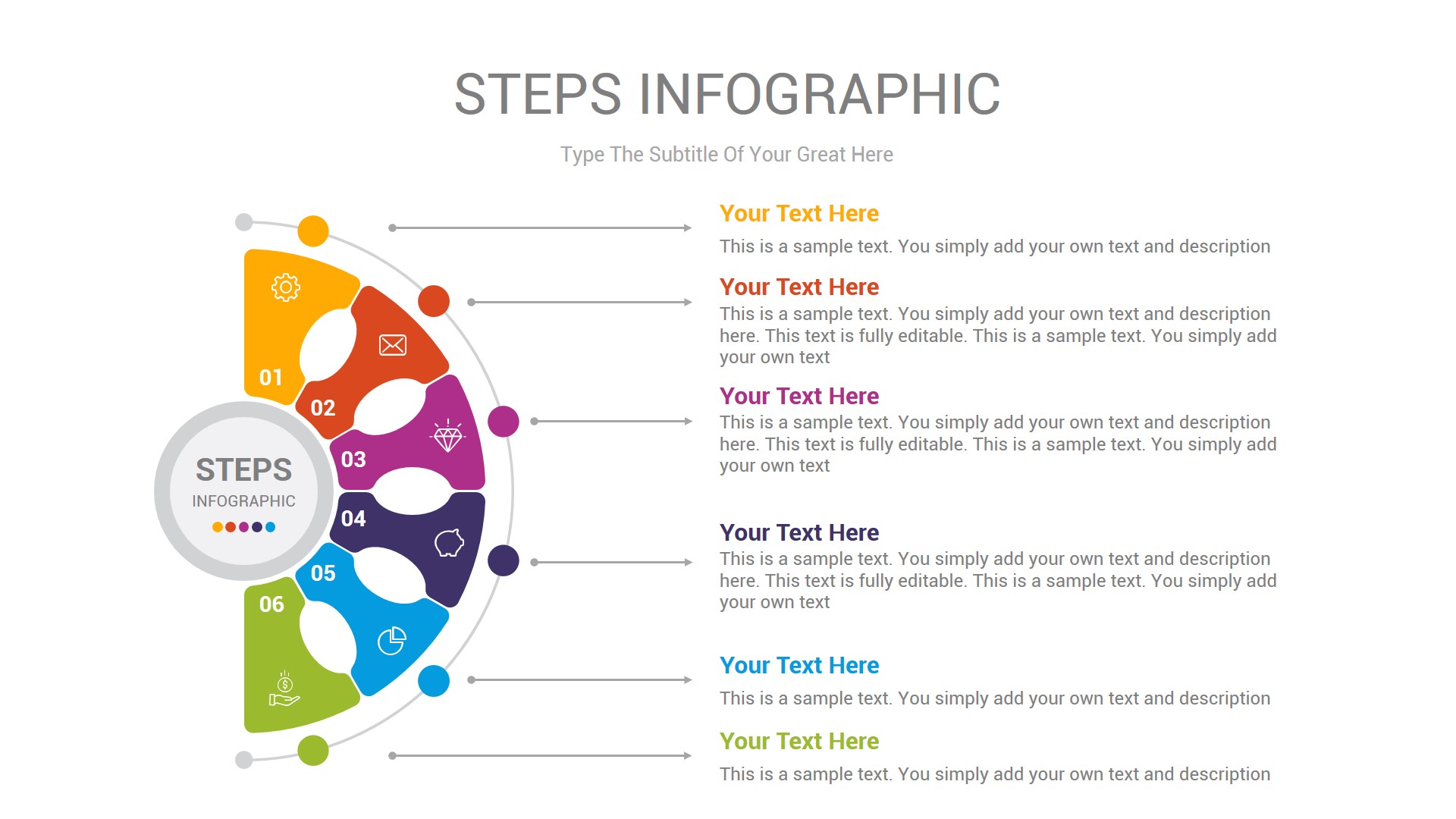 Steps Infographic PowerPoint Template, Presentation Templates ...