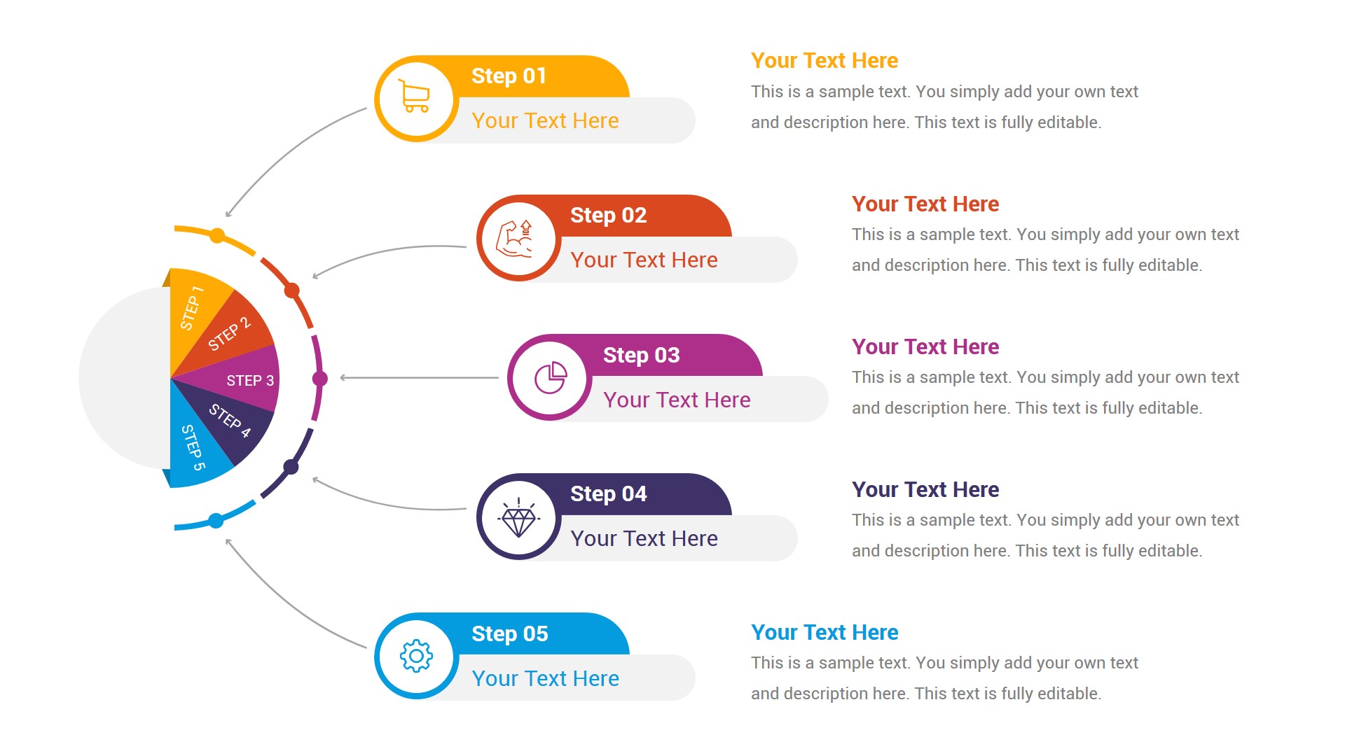 Steps Infographic PowerPoint Template, Presentation Templates ...