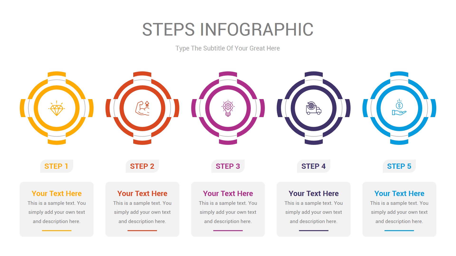 Steps Infographic PowerPoint Template by Neroox | GraphicRiver