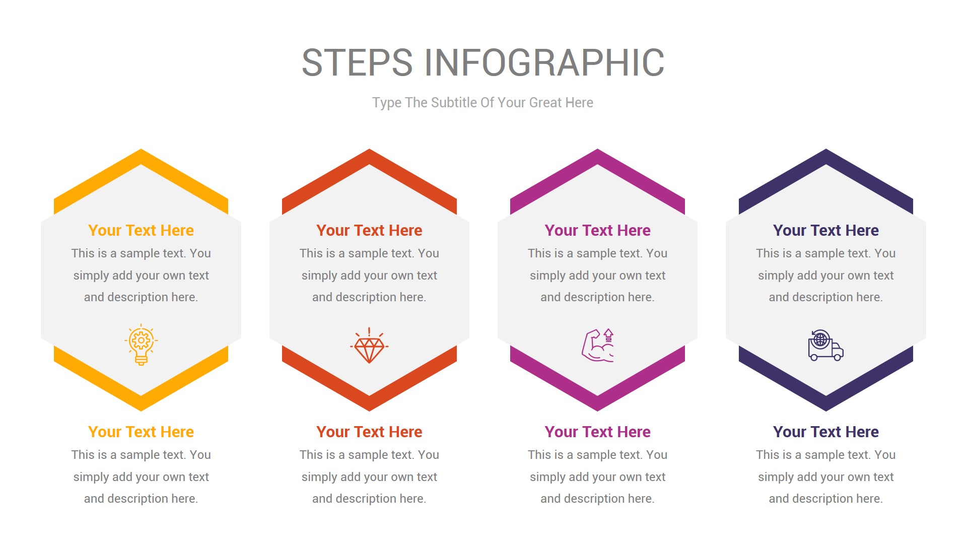 Steps Infographic PowerPoint Template by Neroox | GraphicRiver