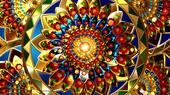 Flower Kaleidoscope , Motion Graphics | VideoHive