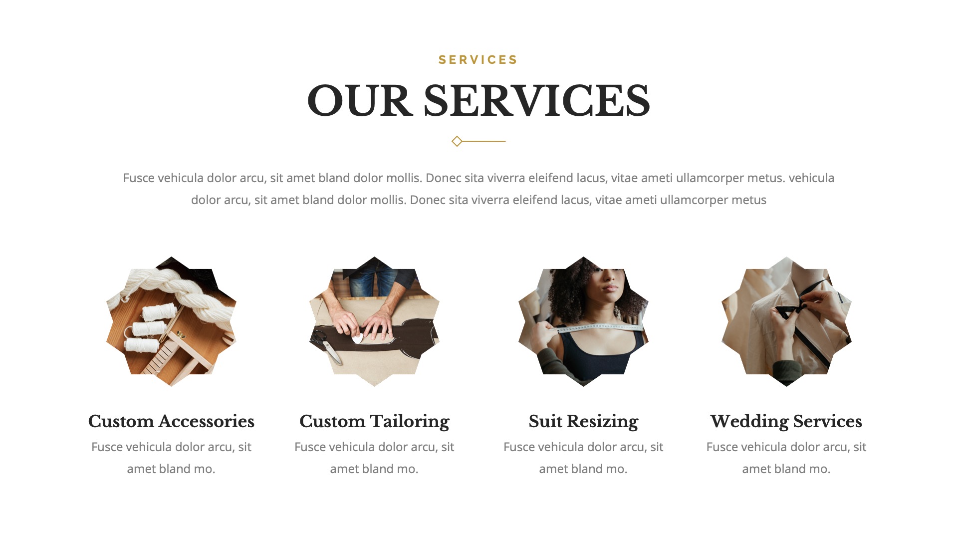 WÉLSON - Dressmaker & Tailor Powerpoint Template, Presentation Templates