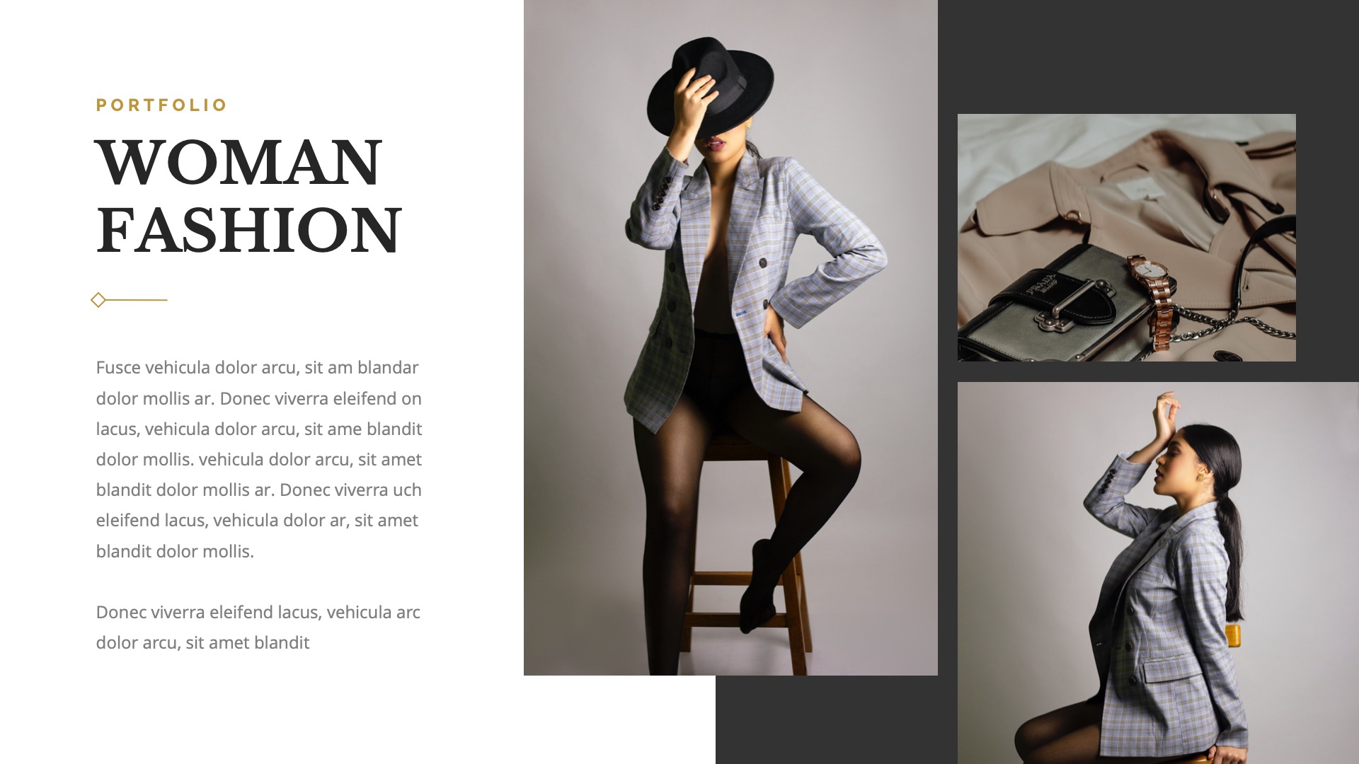 WÉLSON - Dressmaker & Tailor Powerpoint Template, Presentation Templates
