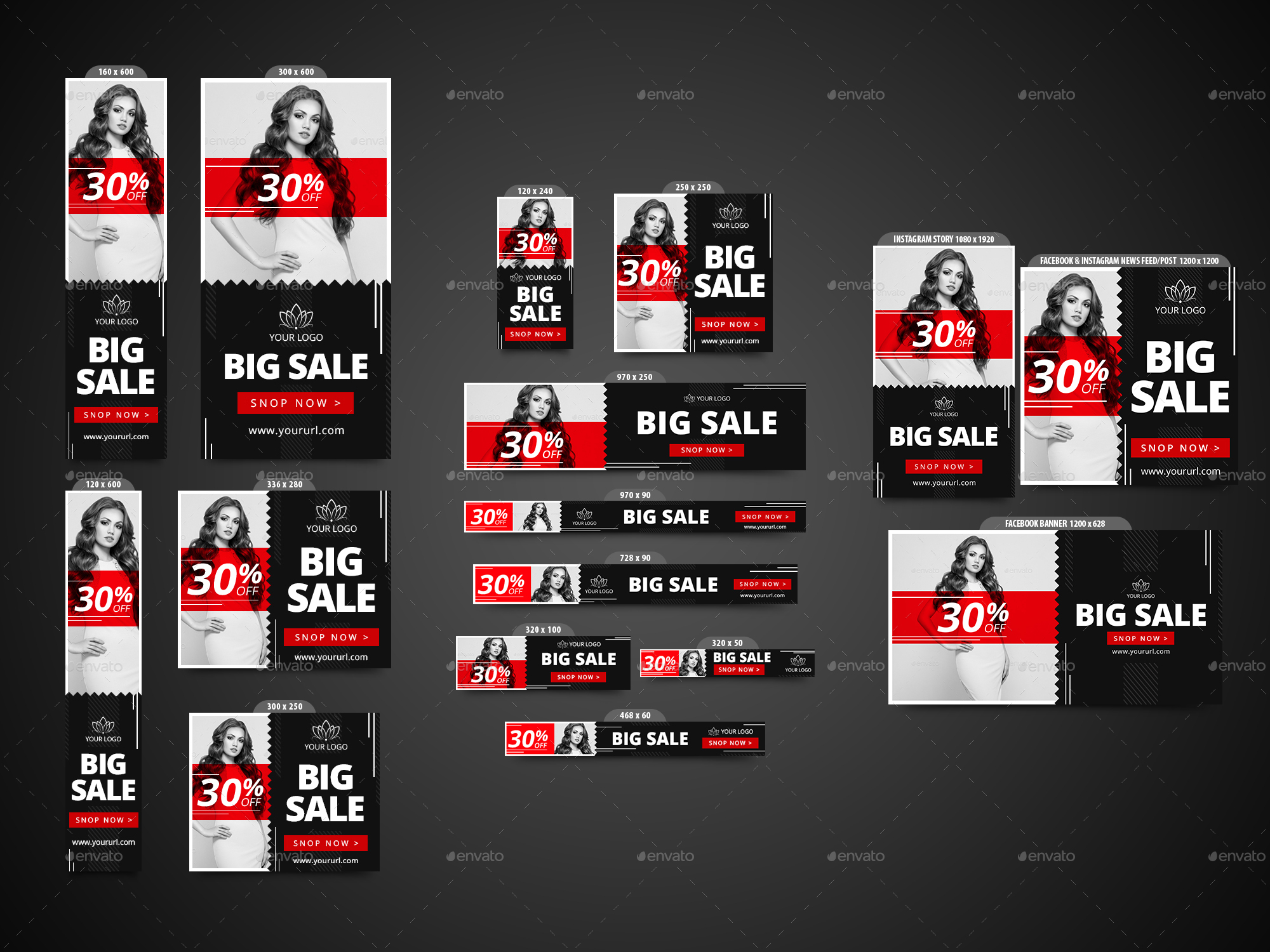 Sale Banners Bundle, Web Elements | GraphicRiver