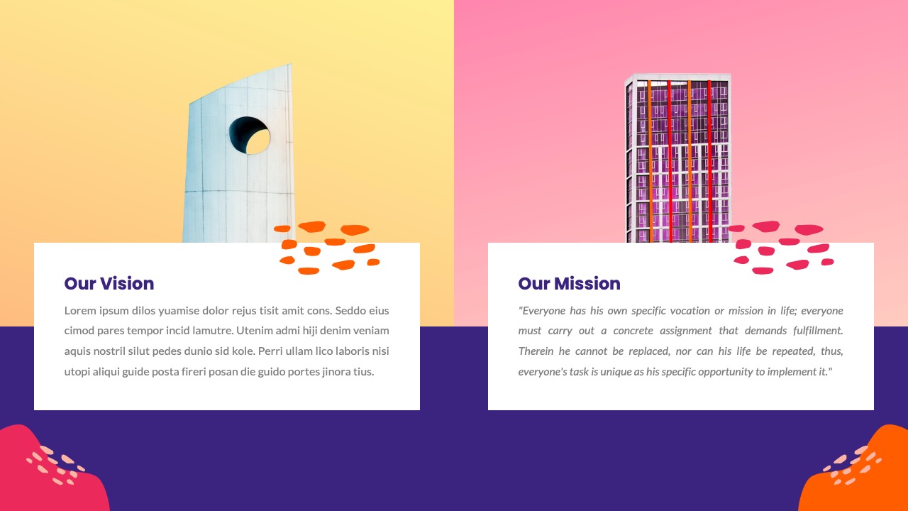 LAORE – Pop art & Colorful Google Slide Template, Presentation Templates
