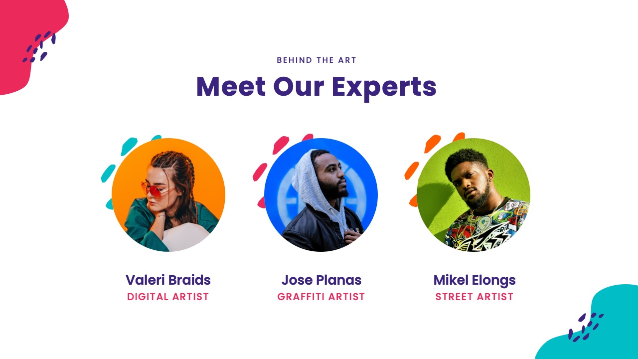 LAORE – Pop art & Colorful Google Slide Template by serupa | GraphicRiver