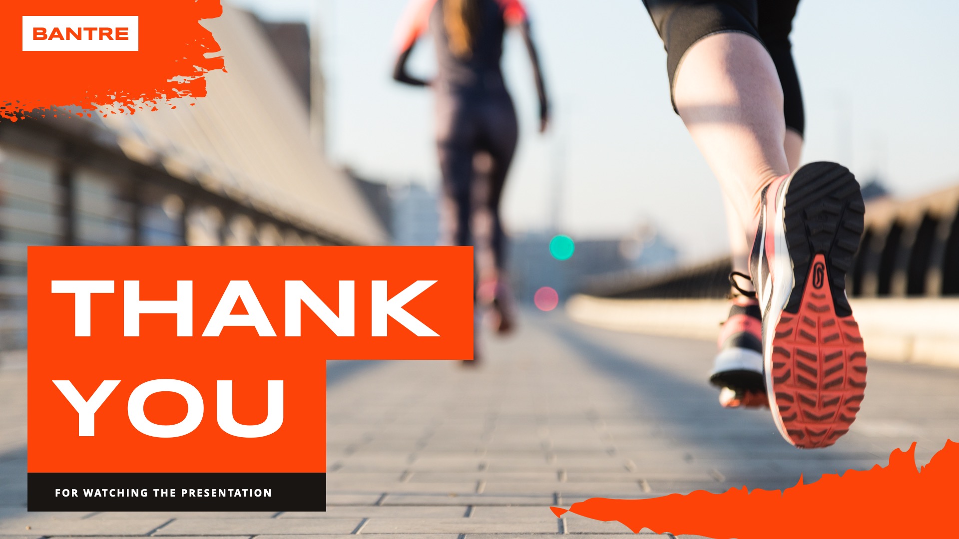 BANTRE - Running Club & Sport Powerpoint Template, Presentation Templates
