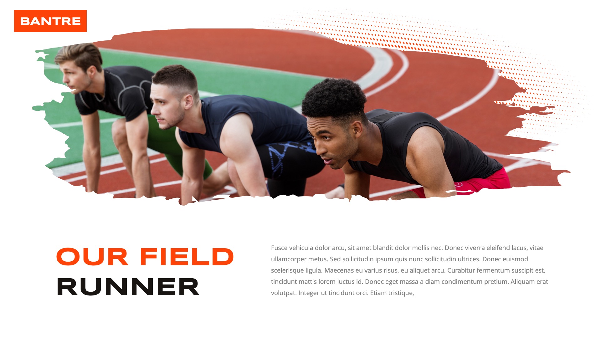 BANTRE - Running Club & Sport Keynote Template, Presentation Templates