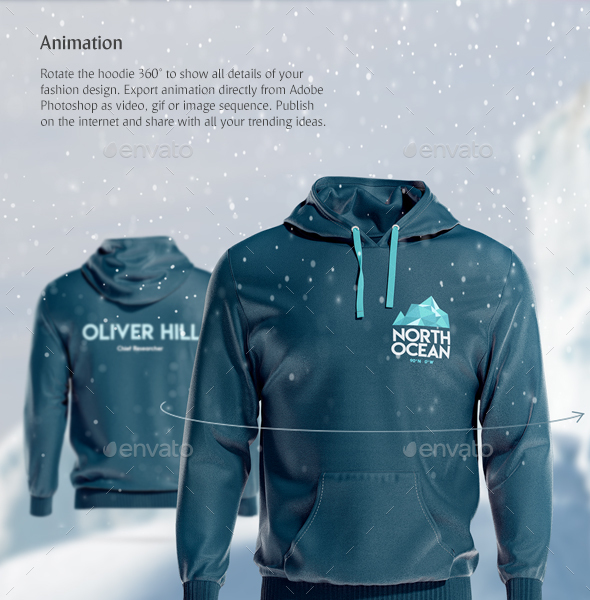 Hoodie Animated Mockup, Graphics | GraphicRiver