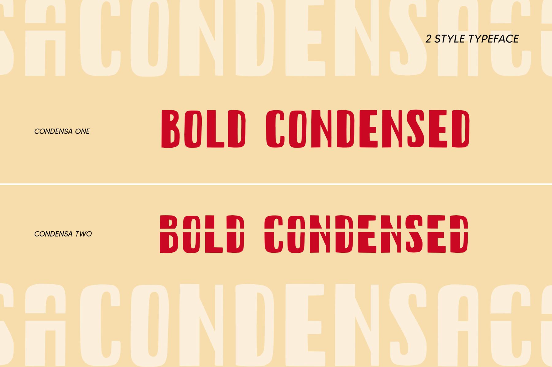 Condensa, Fonts | GraphicRiver